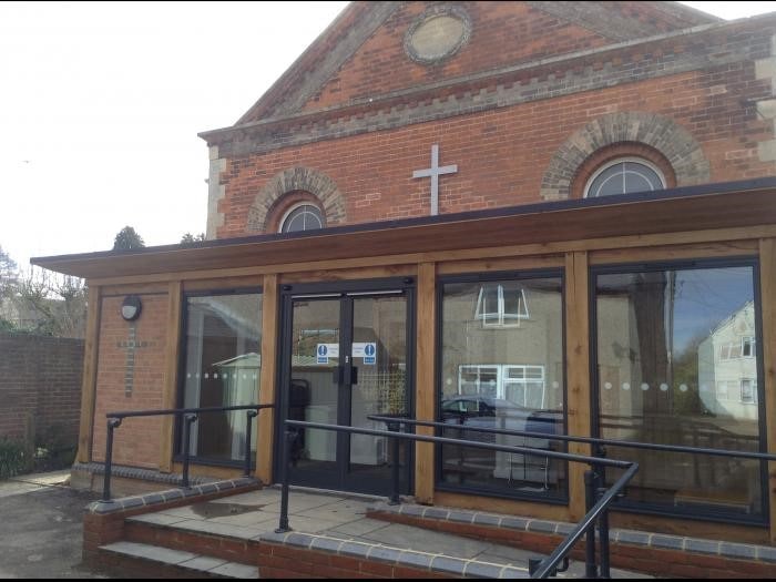 Exterior New entrance and access ramp - Oxfordshire Historic Churches Trust