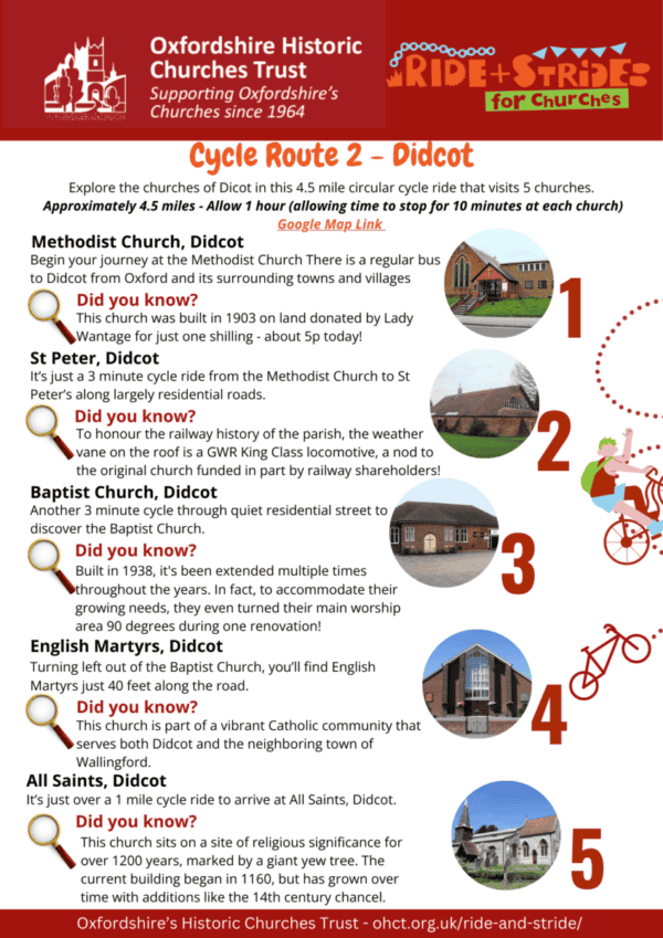 Cycle Route 2 - Didcot - Oxfordshire Historic Churches Trust