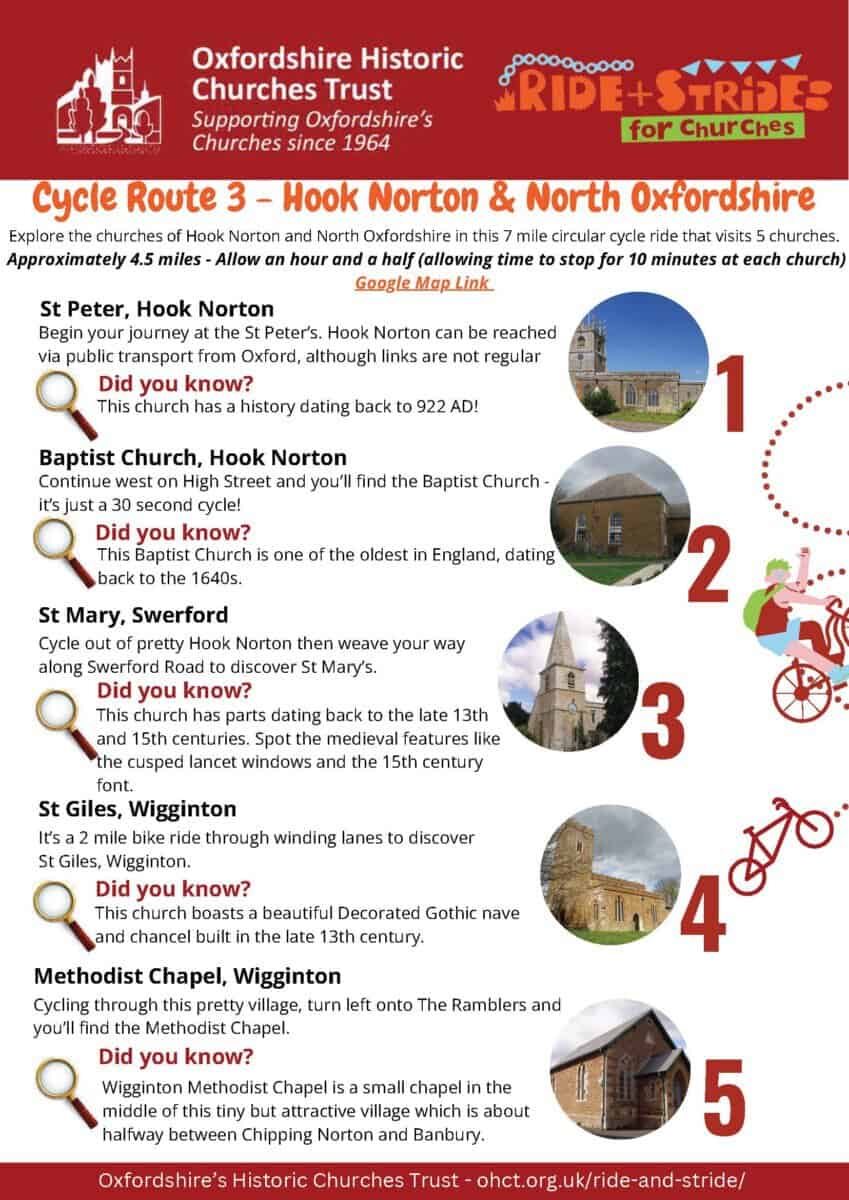 Cycle Route 3 – Hook Norton – Oxfordshire Historic Churches Trust